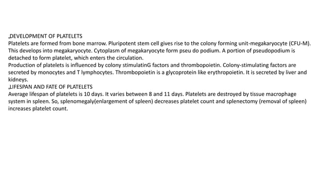 Platelets Pptx