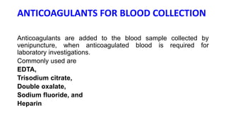 Platelets and anticoagulants powerpoints | PPT