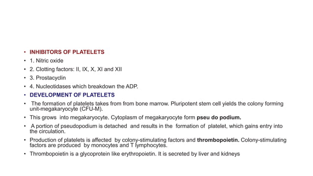 platelets- lifespan -Clot retraction-disorders.pptx