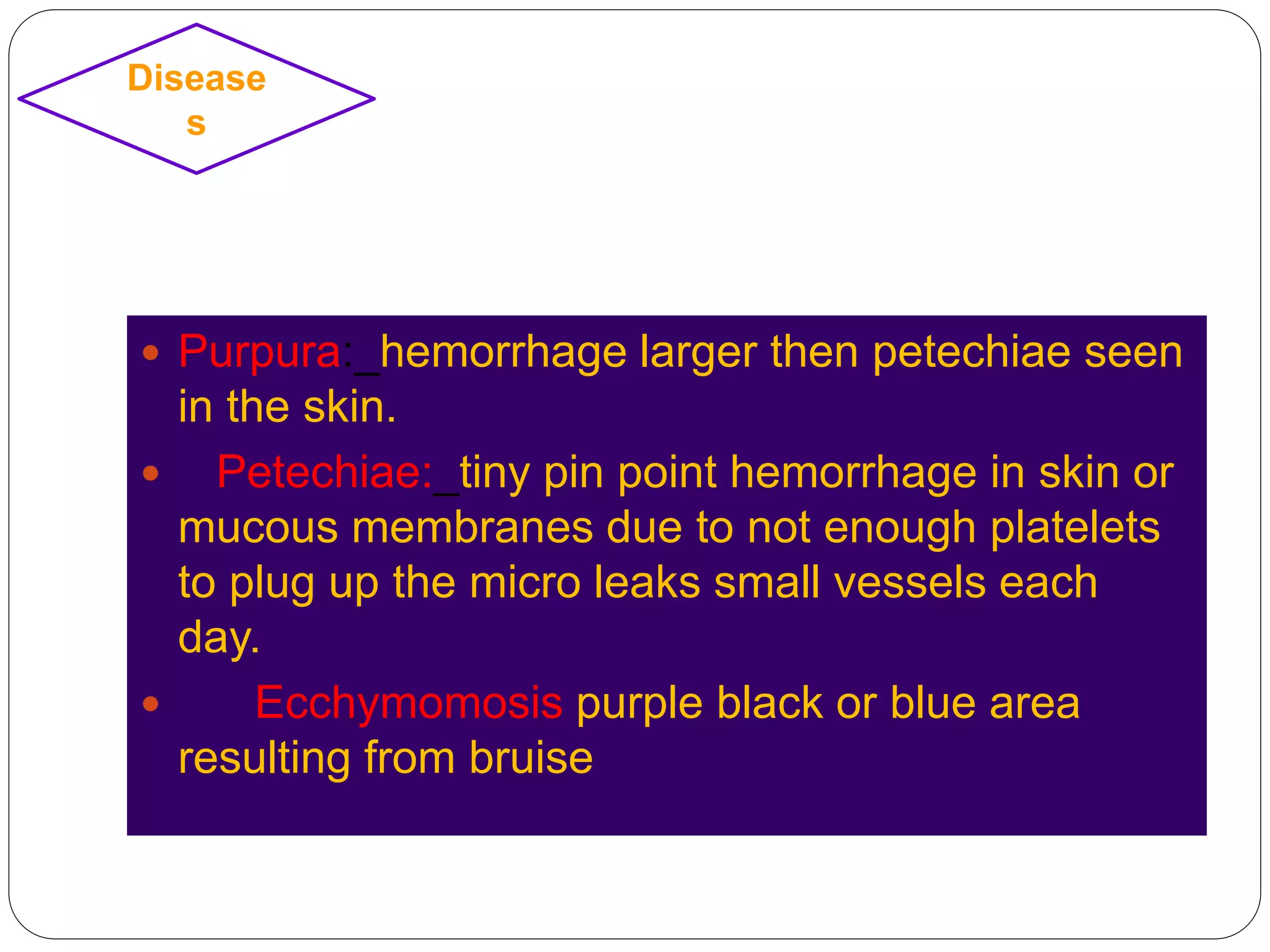Platelets disorder | PPTX