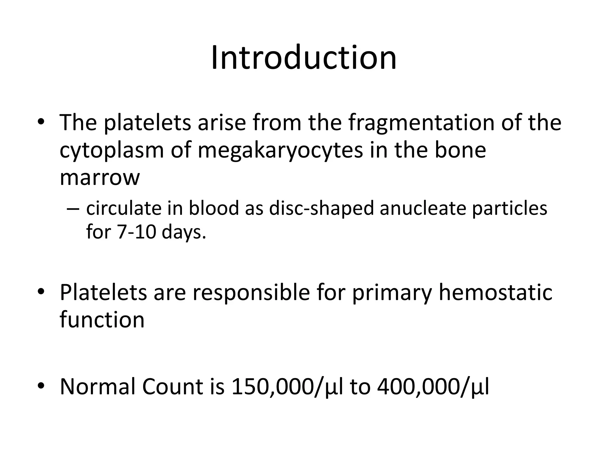 Platelets disorders | PPTX
