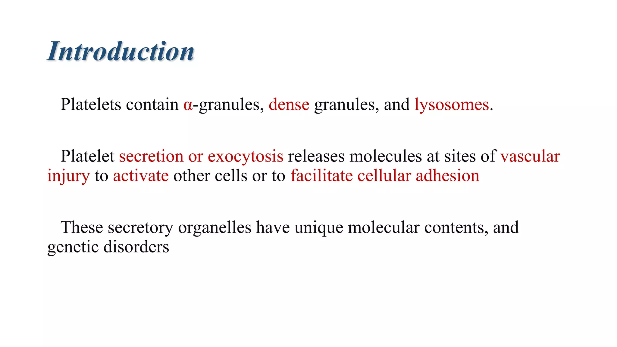Platelet storage pool disorders | PPTX