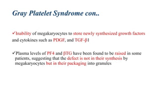 Platelet storage pool disorders | PPT