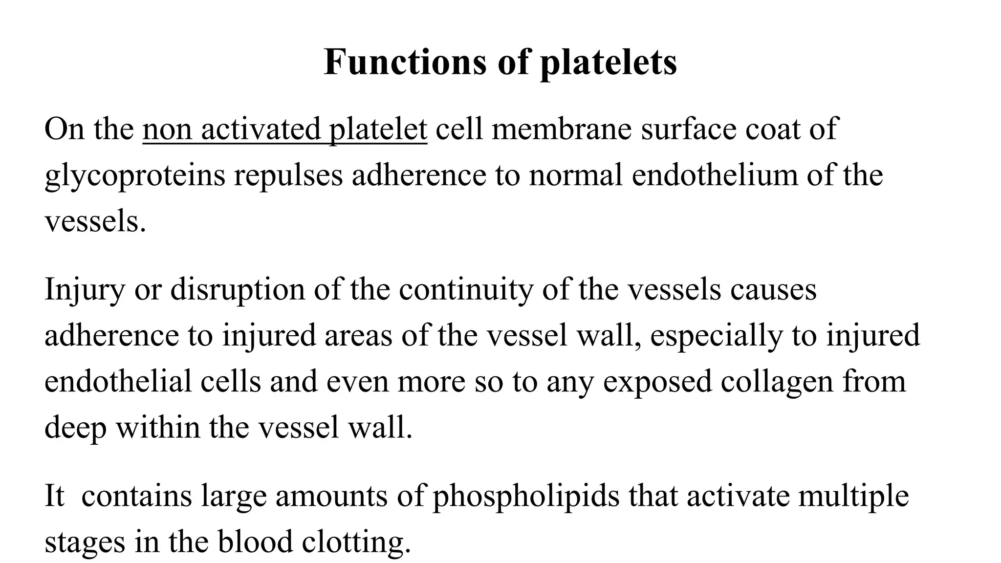 Platelet structure and function (1) | PPTX