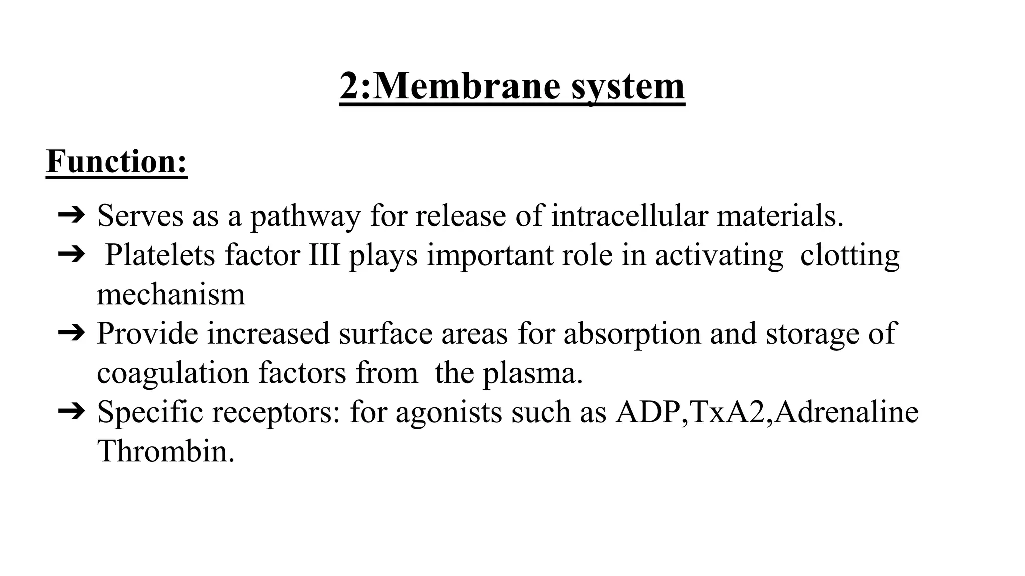 Platelet structure and function (1) | PPTX