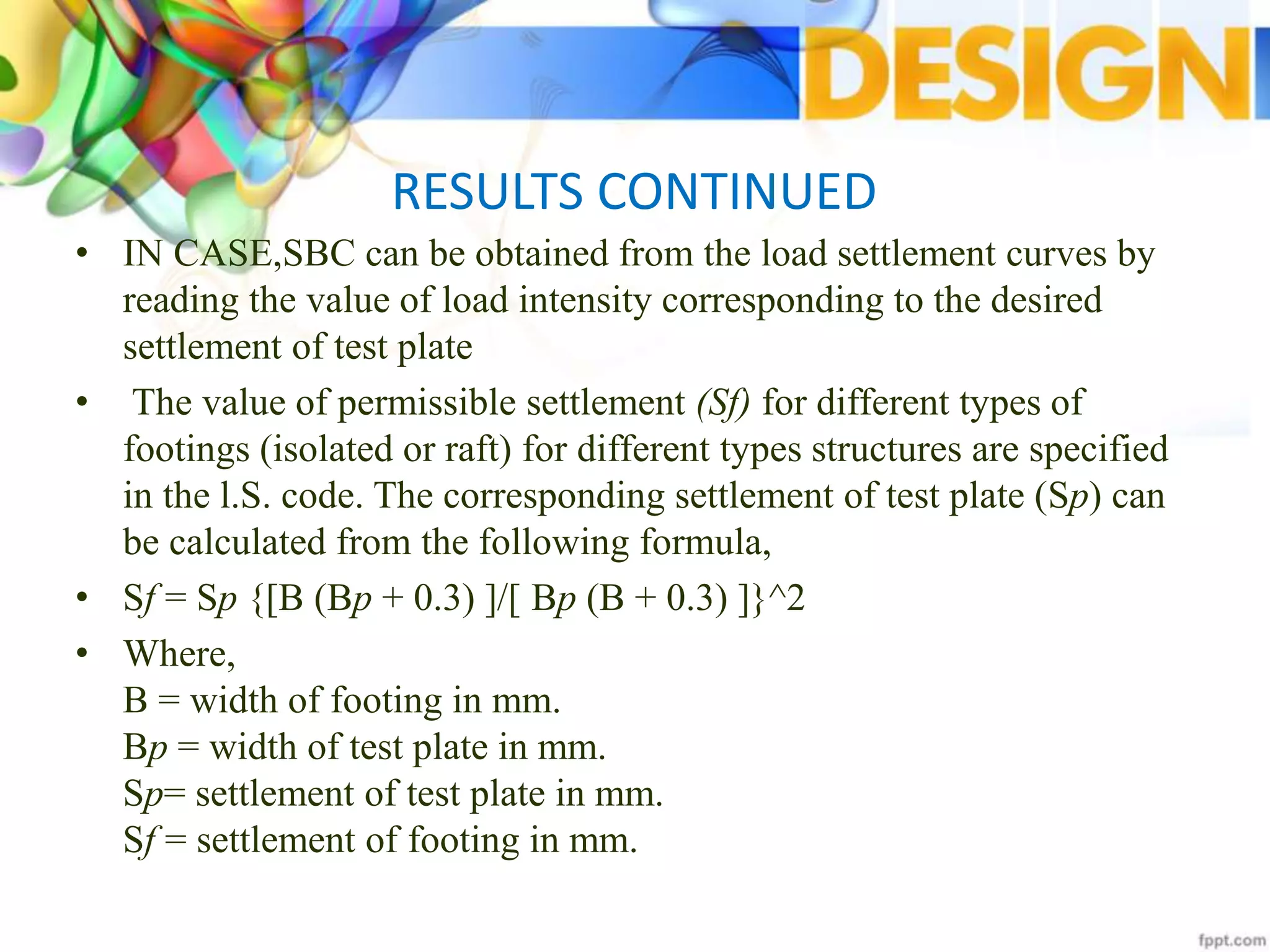 Plate load test | PPTX