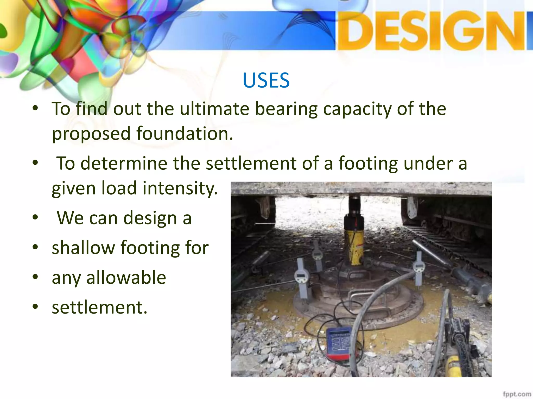 Plate load test | PPTX