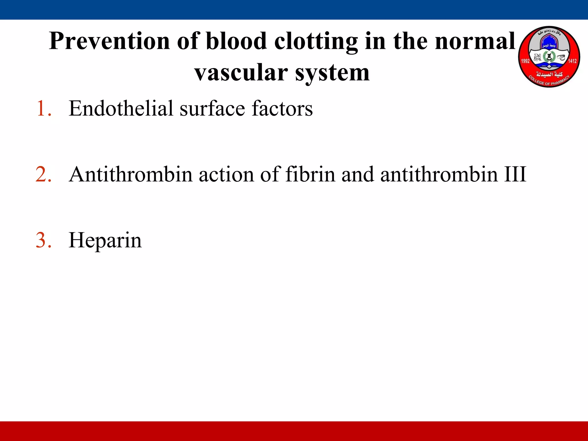 Blood Physiology: Part IV: Platelets and hemostasis | PDF