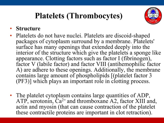 Blood Physiology: Part IV: Platelets and hemostasis | PDF | Blood ...