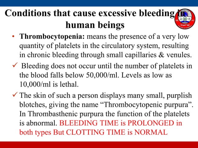 Blood Physiology: Part IV: Platelets and hemostasis | PDF | Blood ...