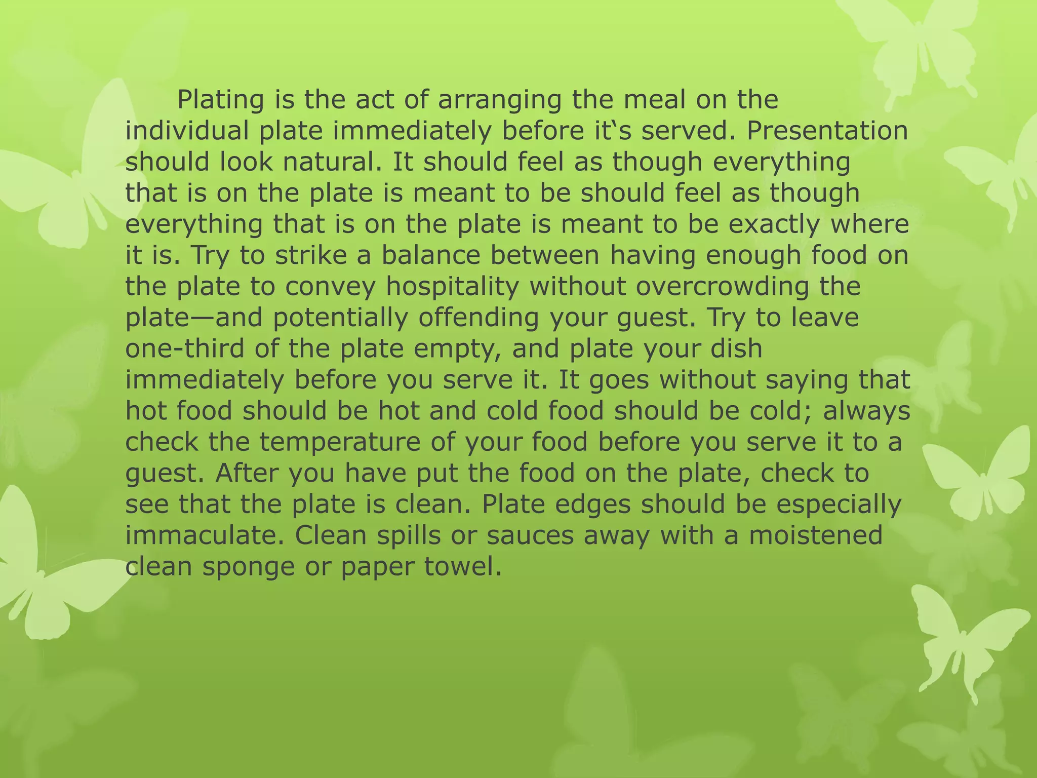 Plate poultry dishes | PPTX