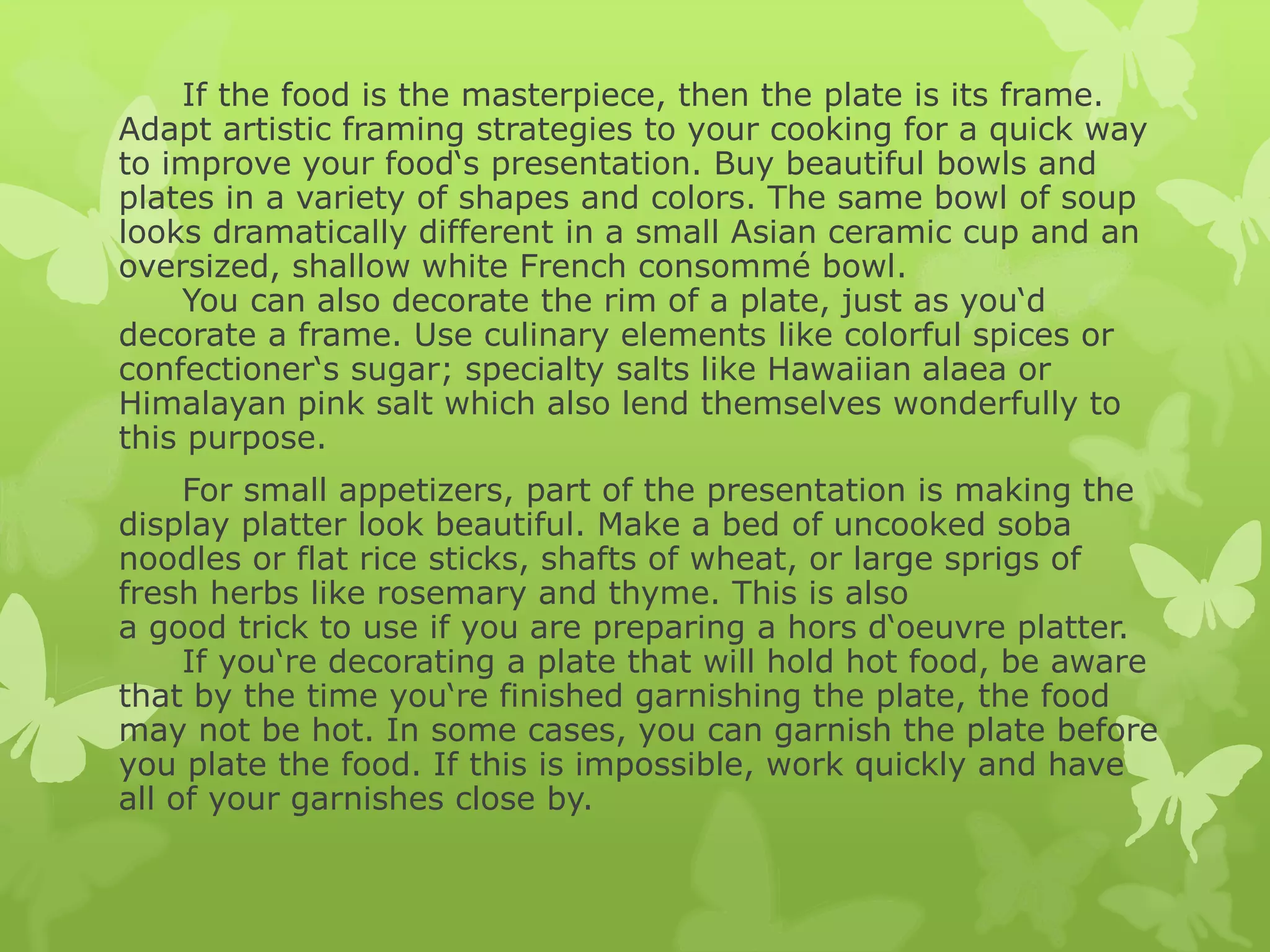 Plate poultry dishes | PPTX