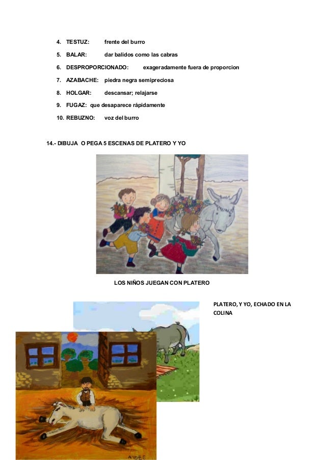 formato Celsius Gratificante platero y yo figuras literarias Sinewi ...