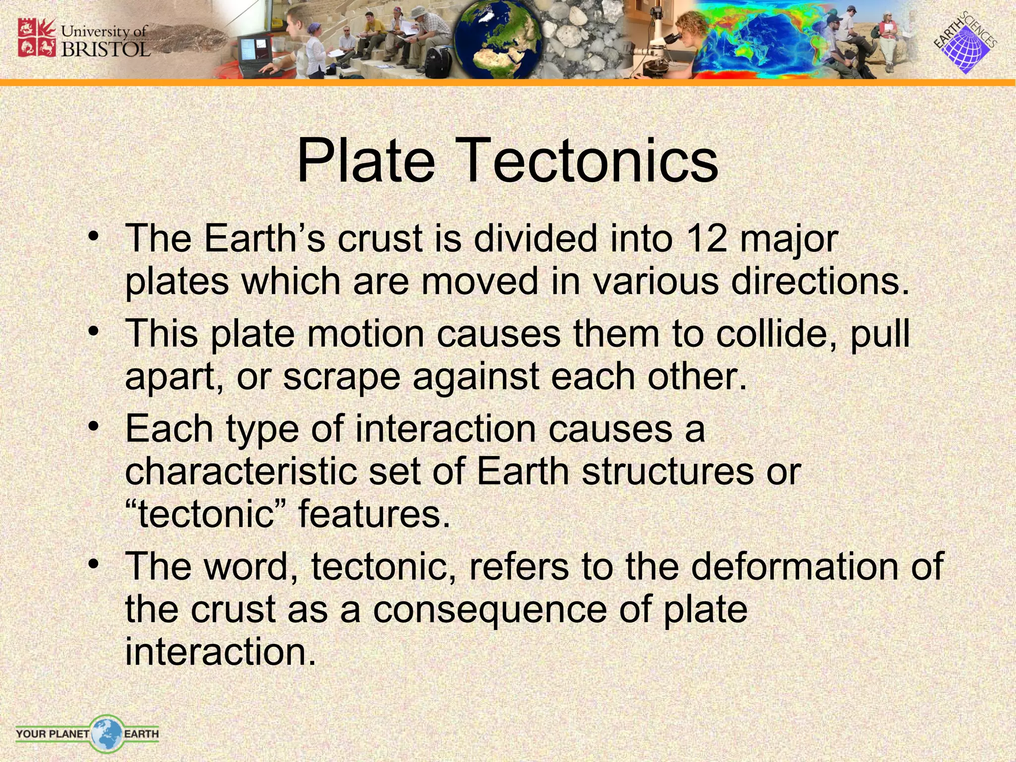 The Structure of the Earth and Plate Tectonics | PPT