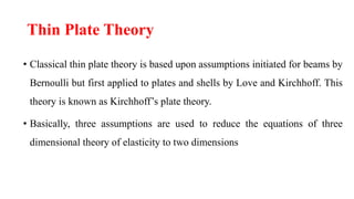 Finite Element analysis -Plate ,shell skew plate | PPTX
