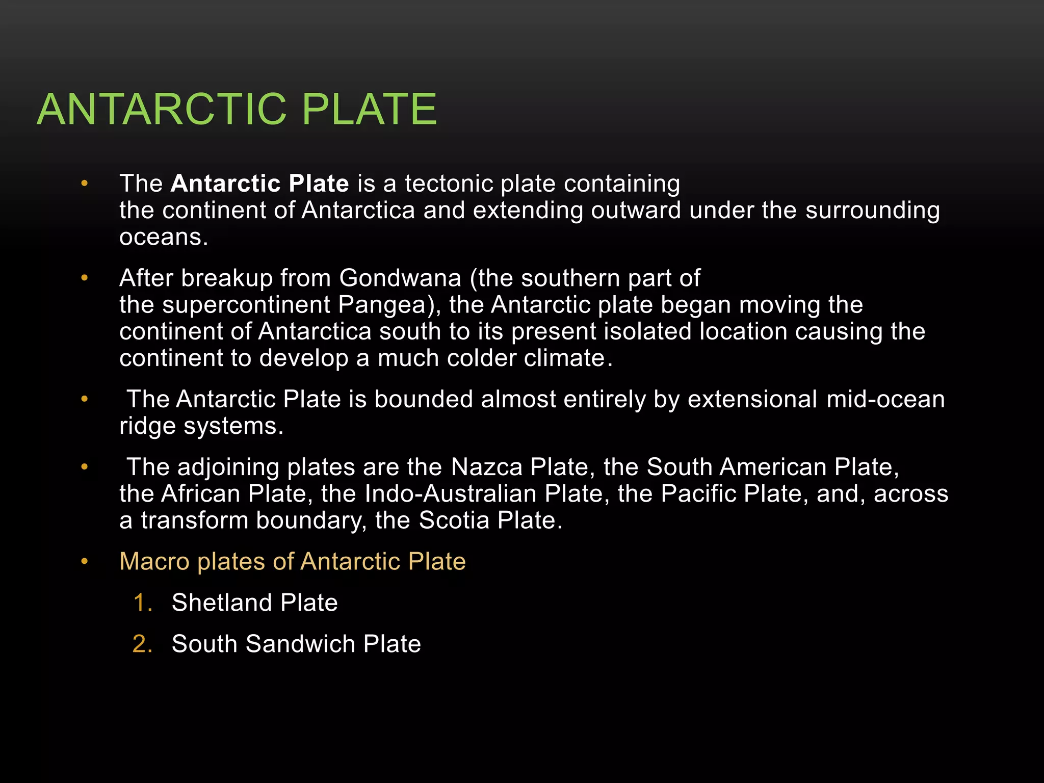 Plates and list of all major and minor plates in the world | PPTX