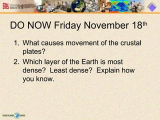 what causes movement of the crustal plates.ppt