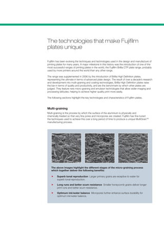 FUJIFILM Plates manufacturing tilburg | PDF | Chemistry | Science