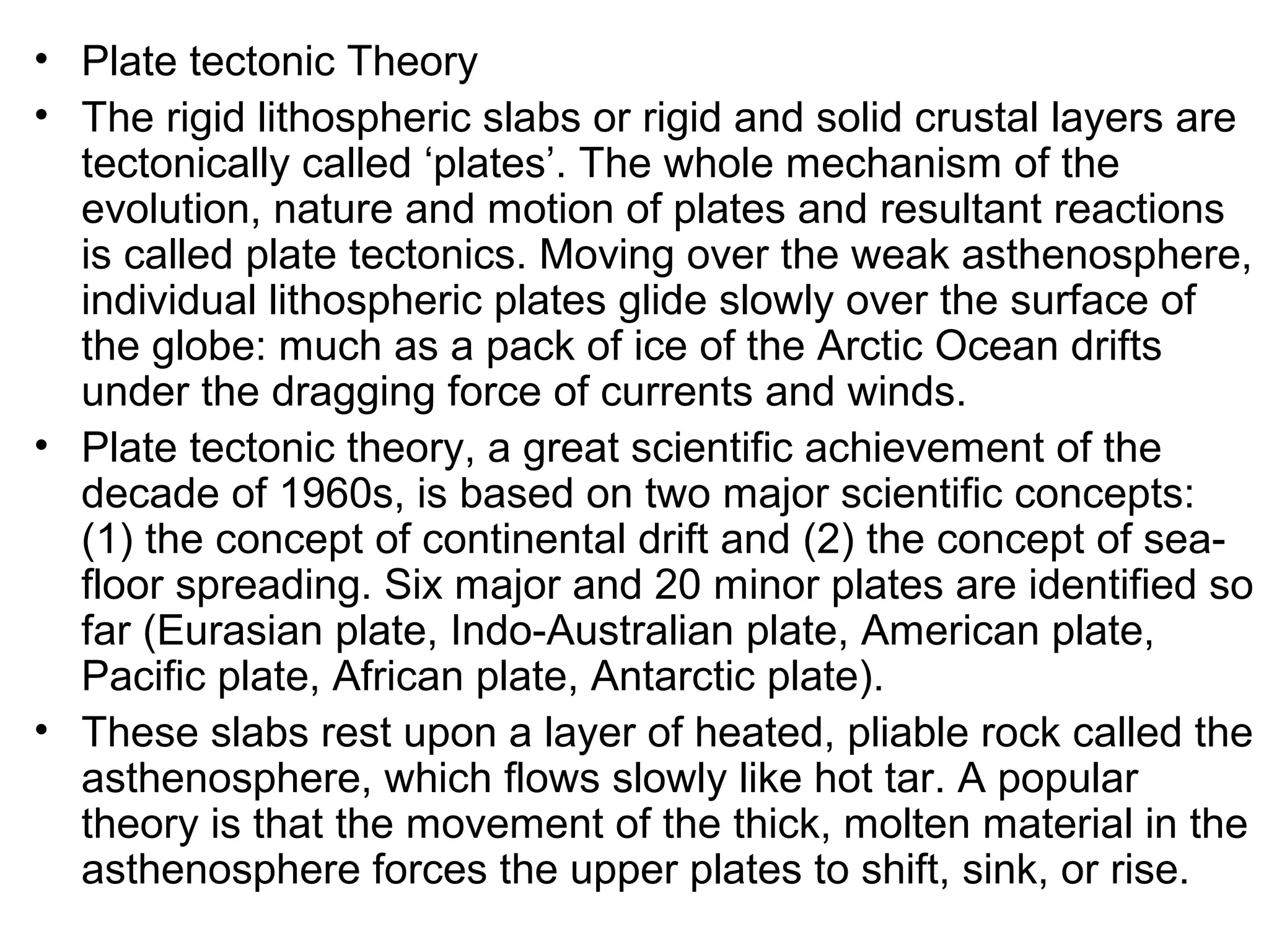 Plate tectonic geologic time scale-Geomorhology Chapter | PPT