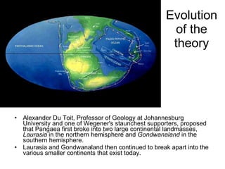 Tectonics: Plate Tectonic Theory history | PPT