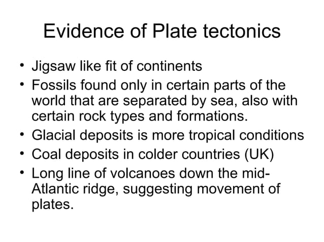 Plate techtonics | PPT
