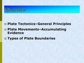 Plate tectonic | PPTX