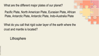 plate tectonic powerpoint presentations. | PPTX