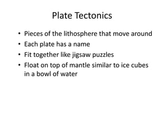 Plate tectonics | PPTX | Geography | Science