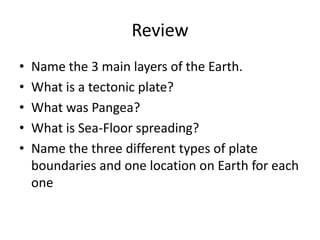 Plate tectonics | PPTX | Geography | Science