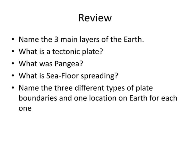 Plate tectonics | PPTX | Geography | Science