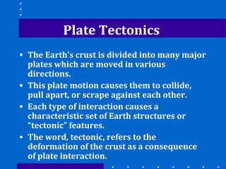 Plate tectonics | PPT