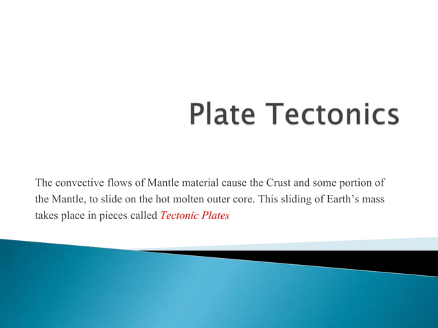 Plate tectonics | PPTX