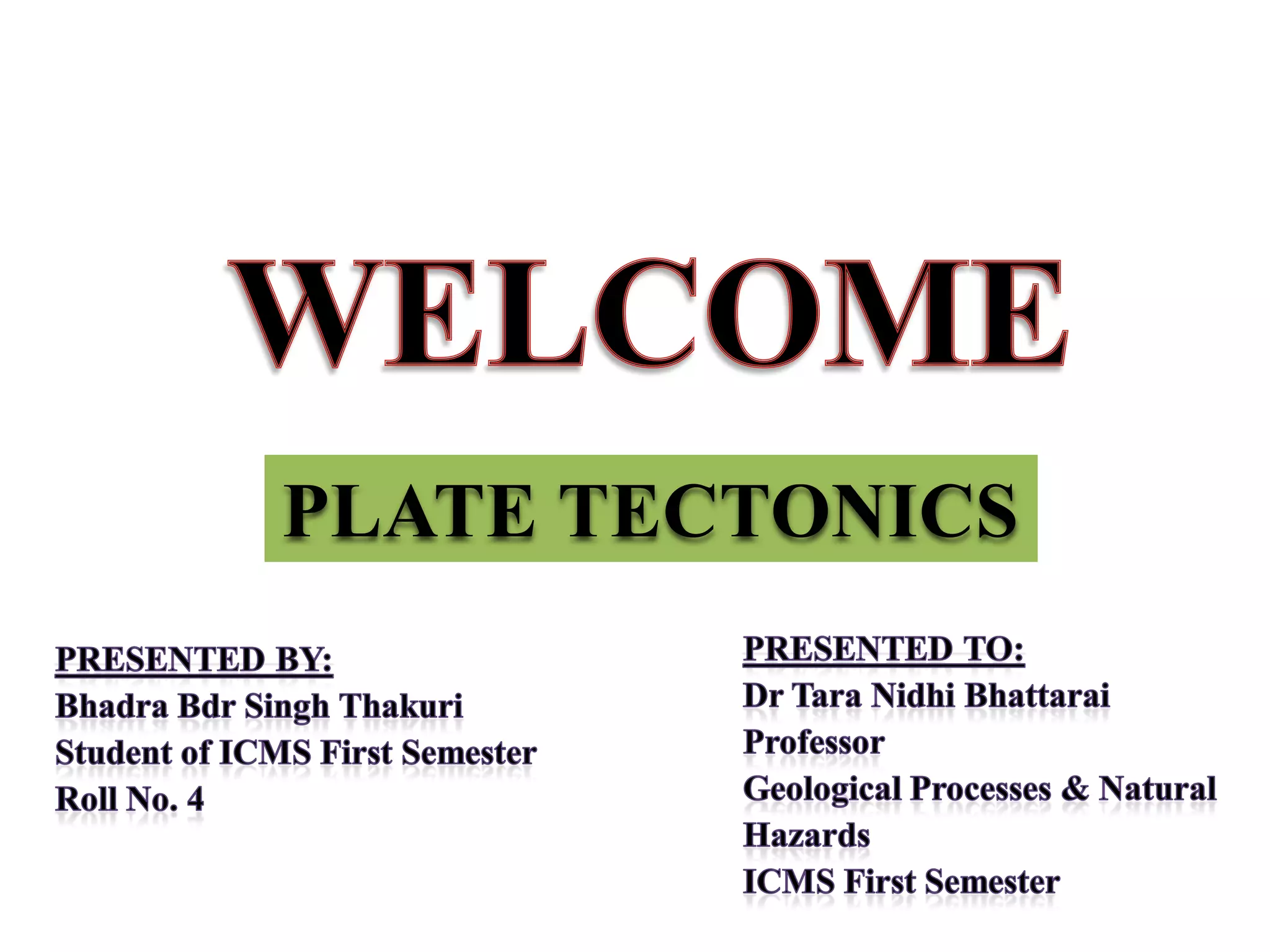 Plate tectonics | PDF