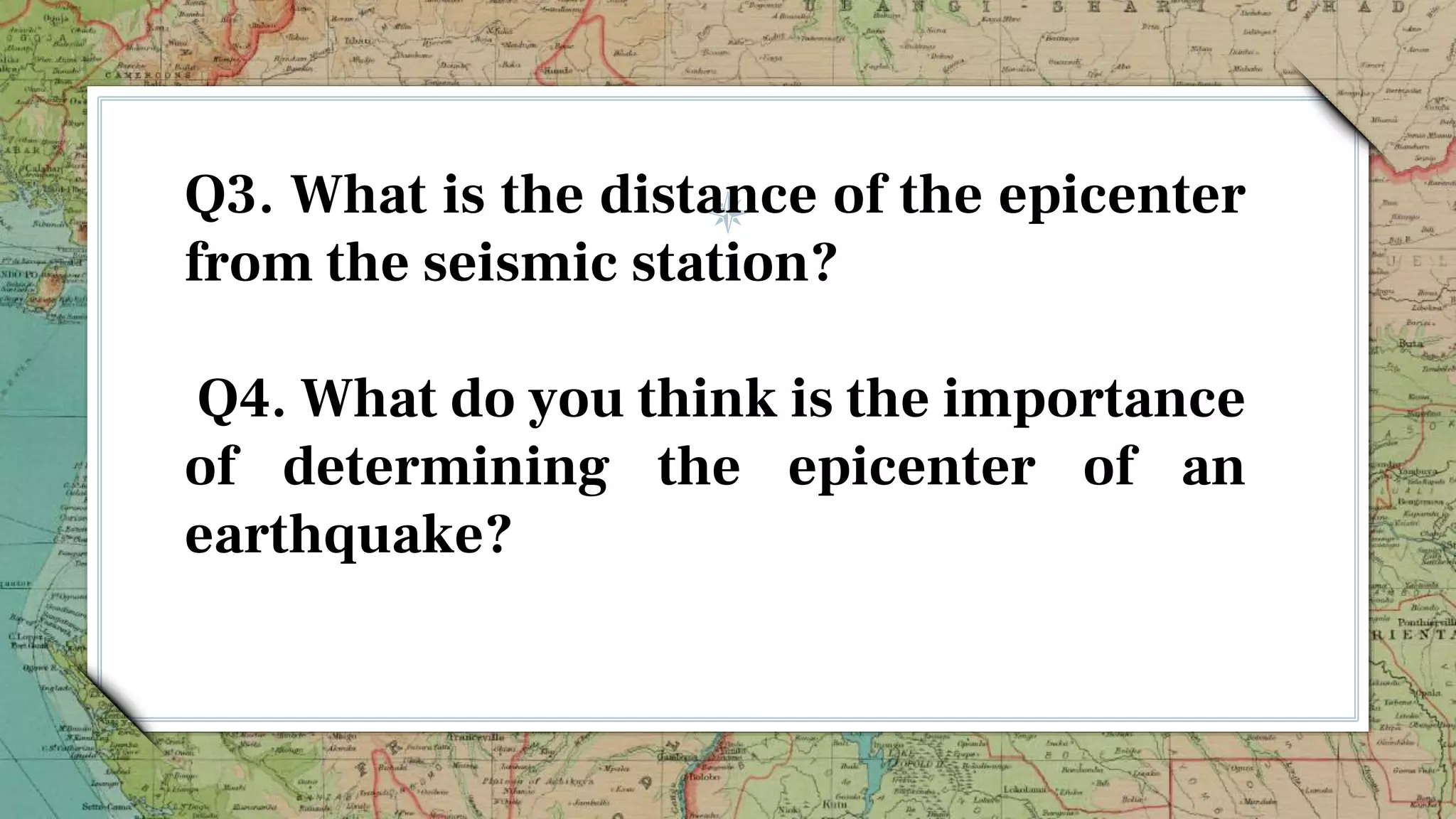 Plate tectonics: Locating the epicenter | PPTX