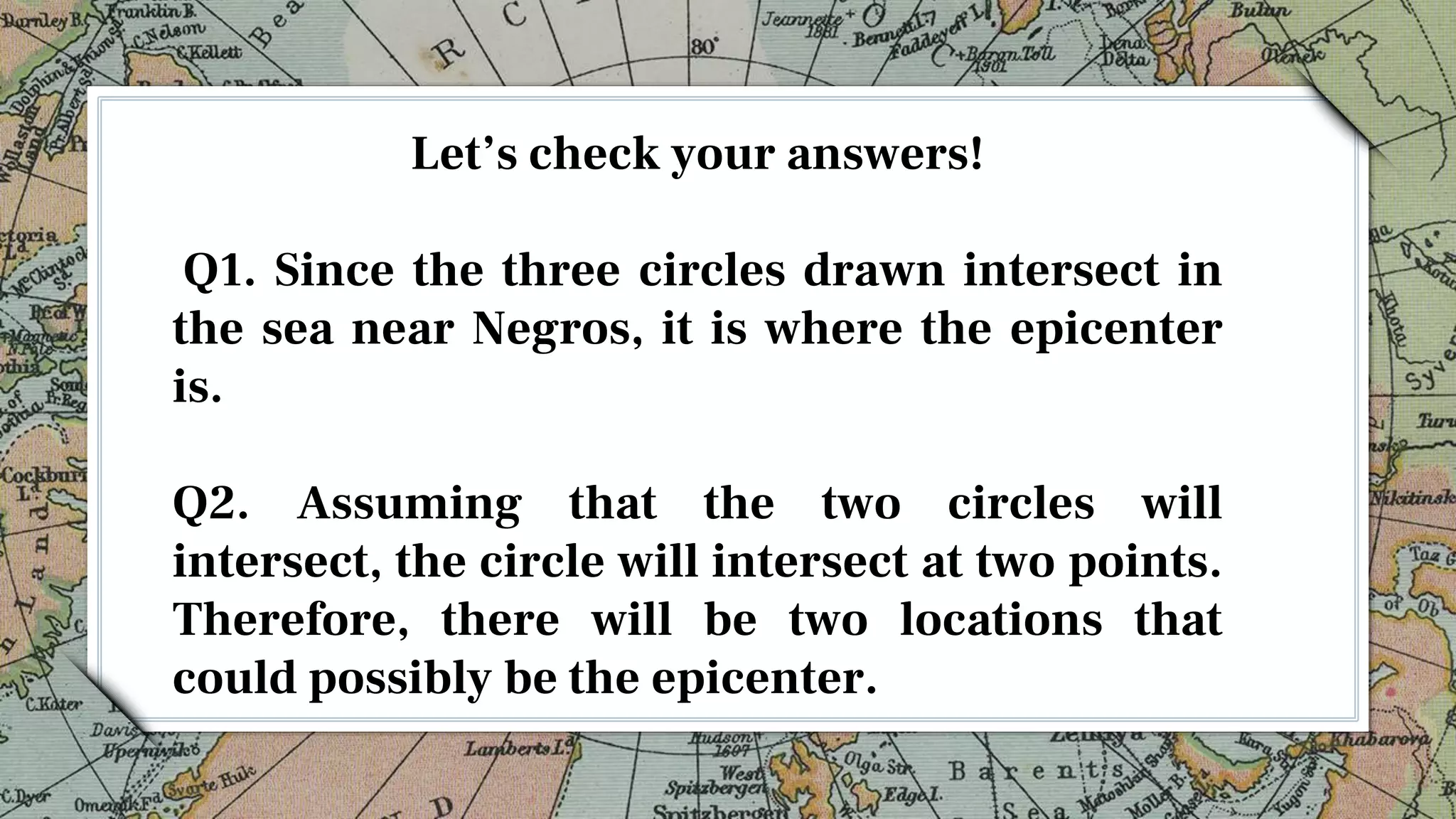 Plate tectonics: Locating the epicenter | PPTX