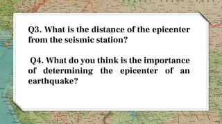 Plate tectonics: Locating the epicenter | PPTX