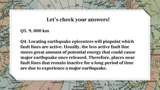 Plate tectonics: Locating the epicenter | PPTX