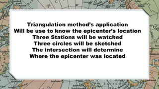 Plate tectonics: Locating the epicenter | PPTX