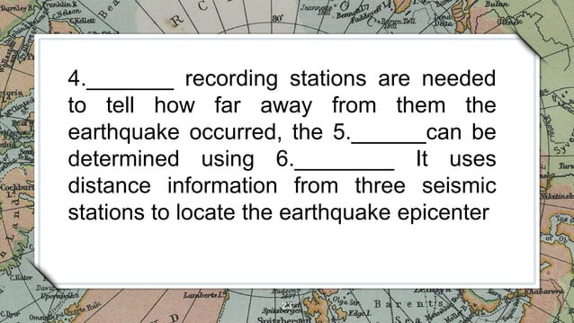 Plate tectonics: Locating the epicenter | PPTX