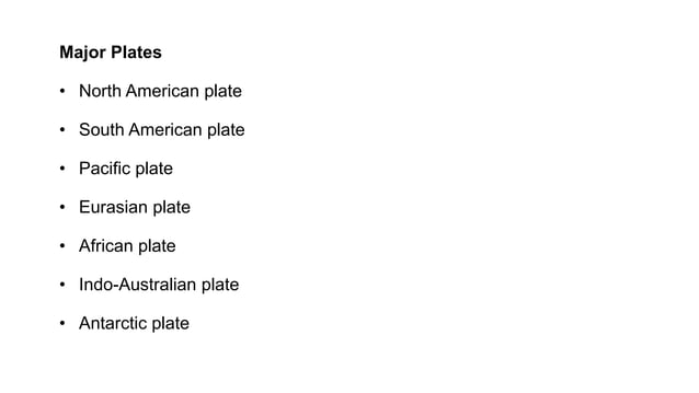 Plate tectonics Introduction | PPTX | Geography | Science