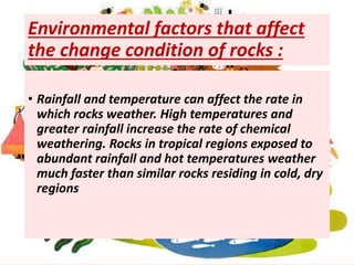 Plate Tectonics and environment geology, minerals and rock, ecology and ...