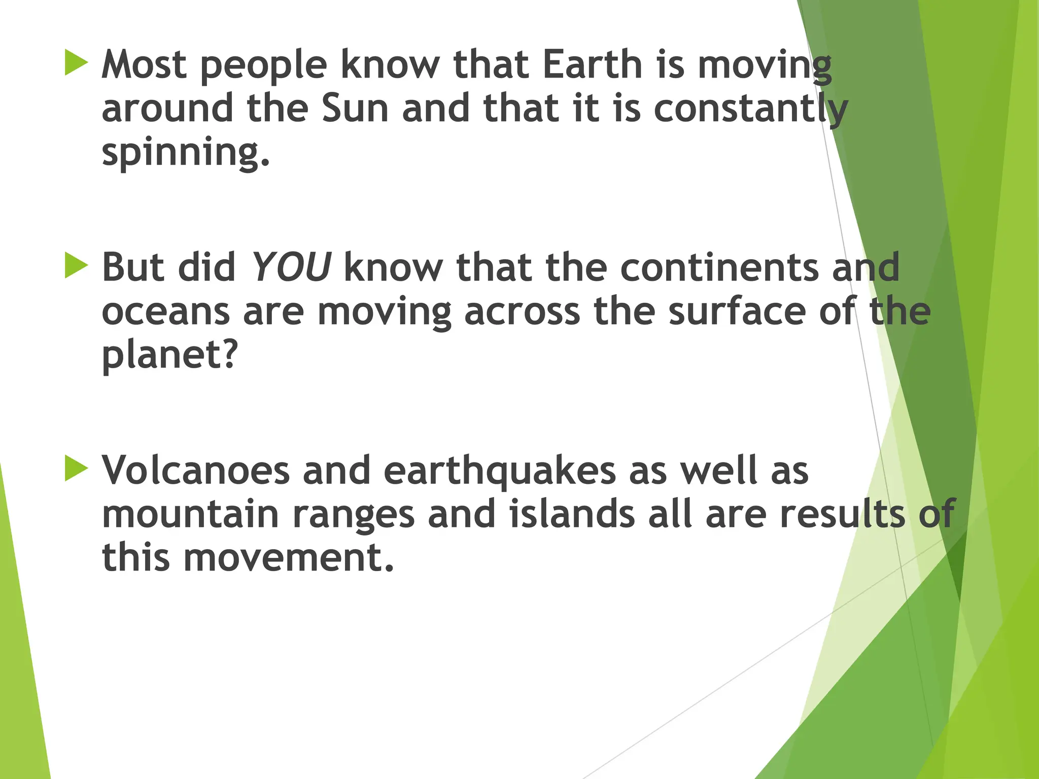 Plate Tectonics Earth plate and cont.ppt