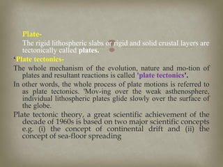 Plate tectonic Theory | PPT
