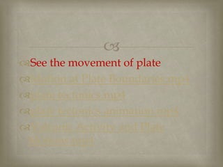 Plate tectonics Theory | PPT