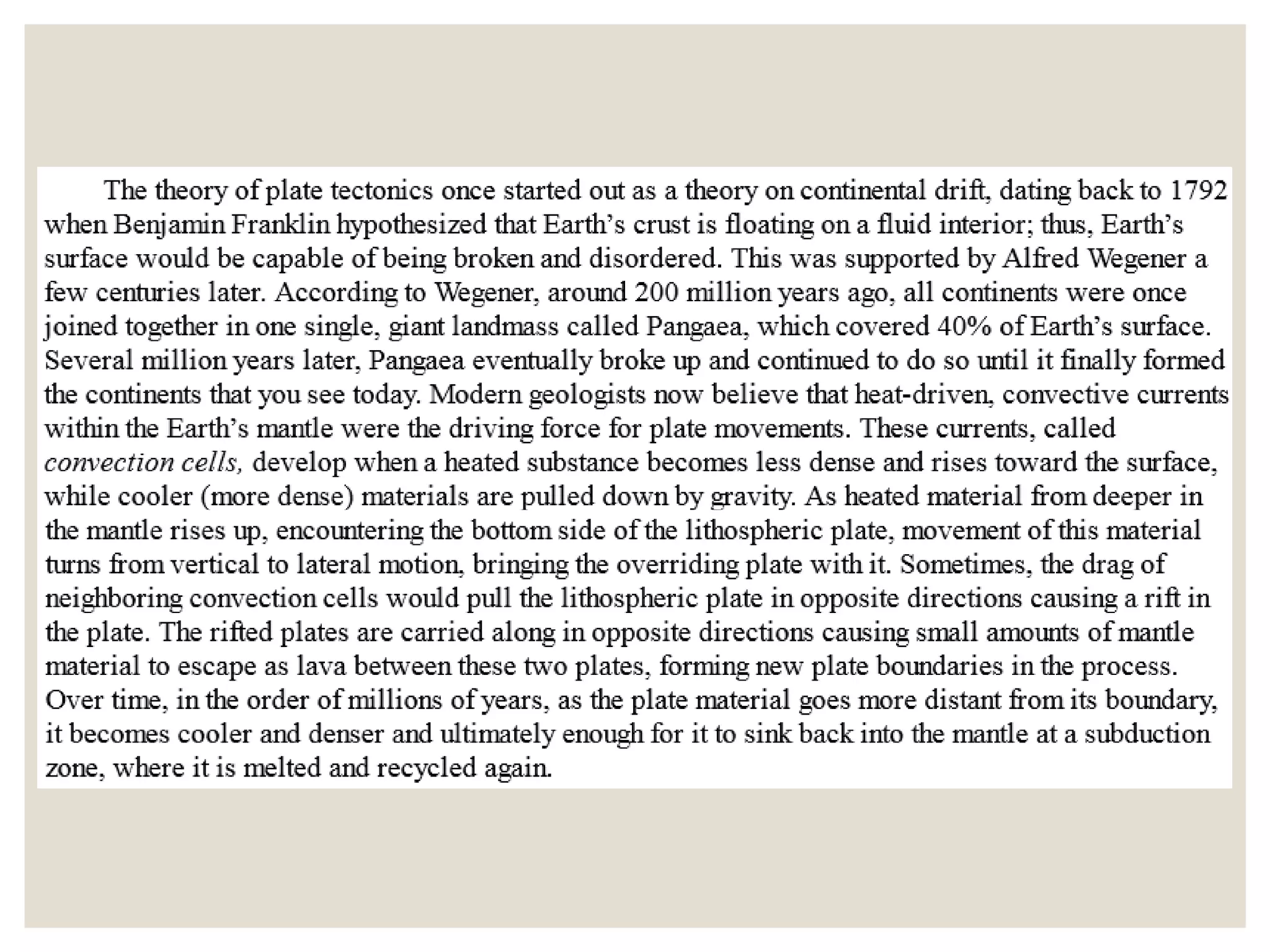 Plate tectonics and associated landforms | PDF