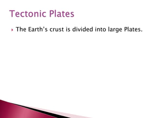 Plate tectonics and Continental drift | PPTX