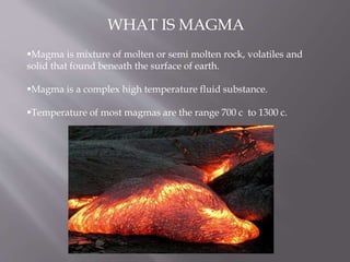 Plate tectonics and magma genesis | PPTX