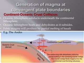 Plate tectonics and magma genesis | PPTX