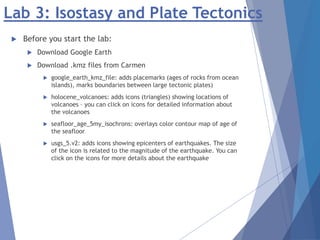 Plate Tectonics Introduction for laboratory | PPT