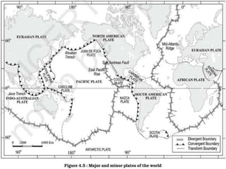 Plate Tectonics Map Black And White
